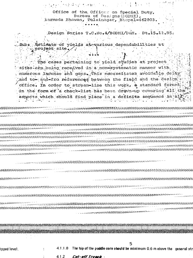 4-Estimate of Yields For Various Dependencies at Project Sites | PDF