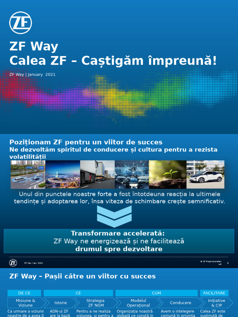20 - ZF Way - Short Version Romanian - FINAL | PDF | Vehicles