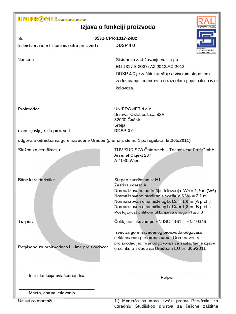 Izjava DDSP 4.0 | PDF