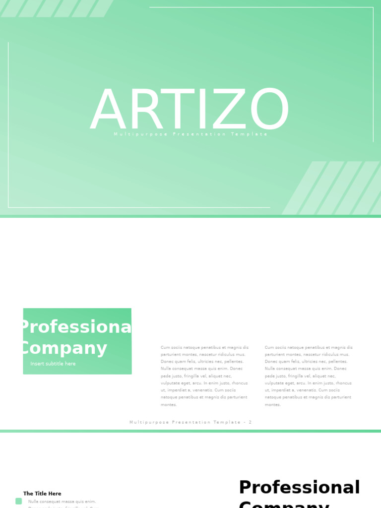 Artizo - Green | PDF