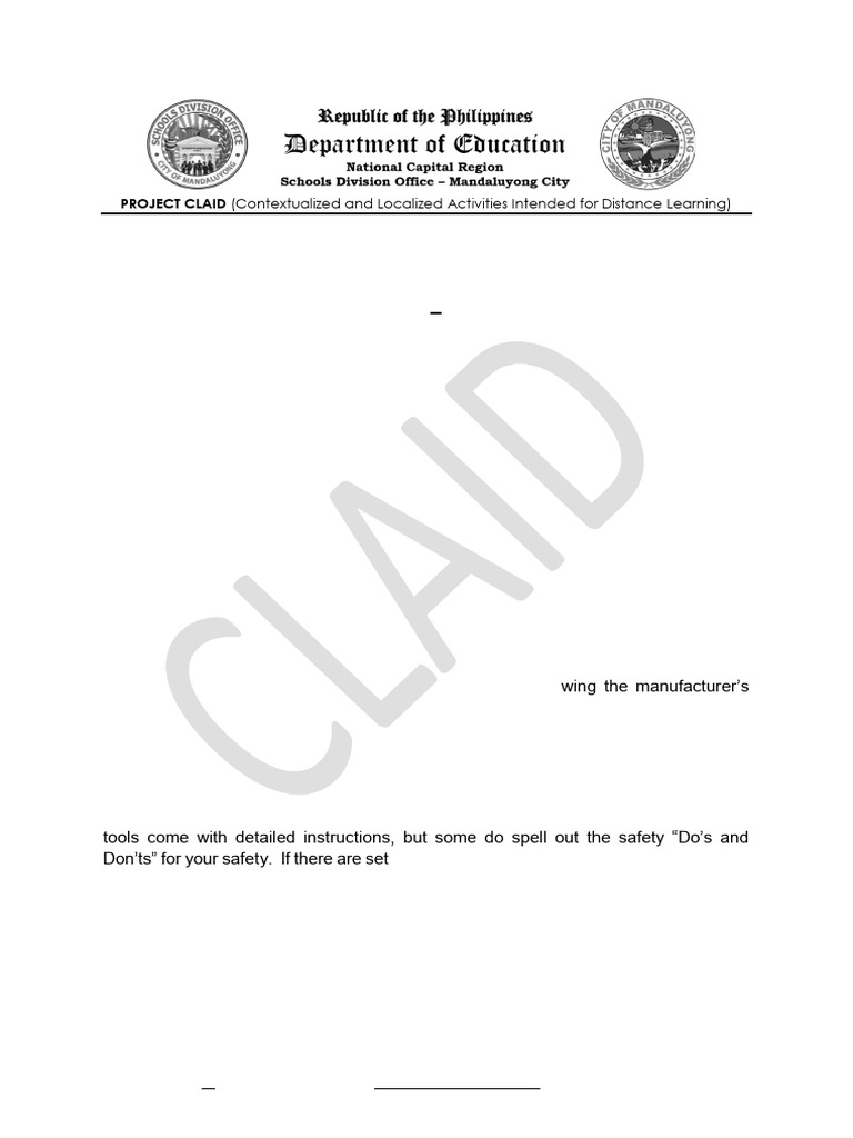 Tle Css 7 q4 As Week 1 | PDF