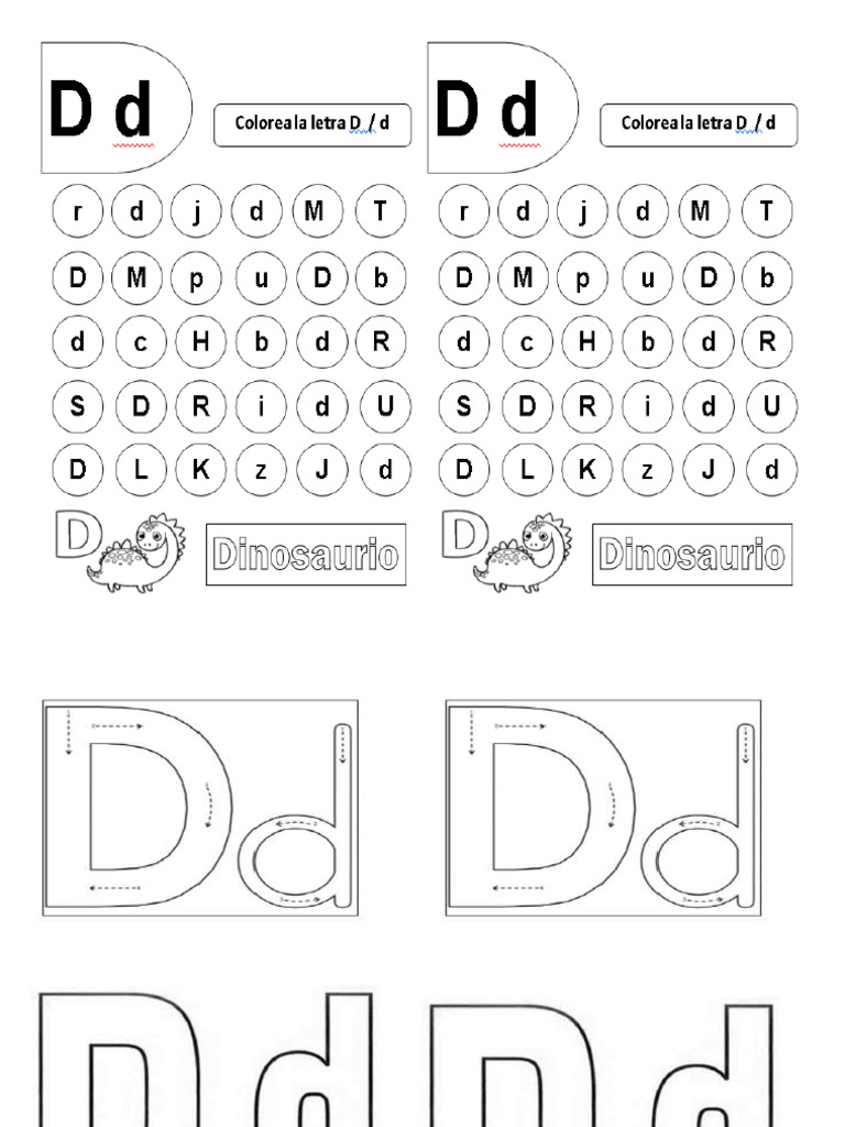 Letras D y T | PDF