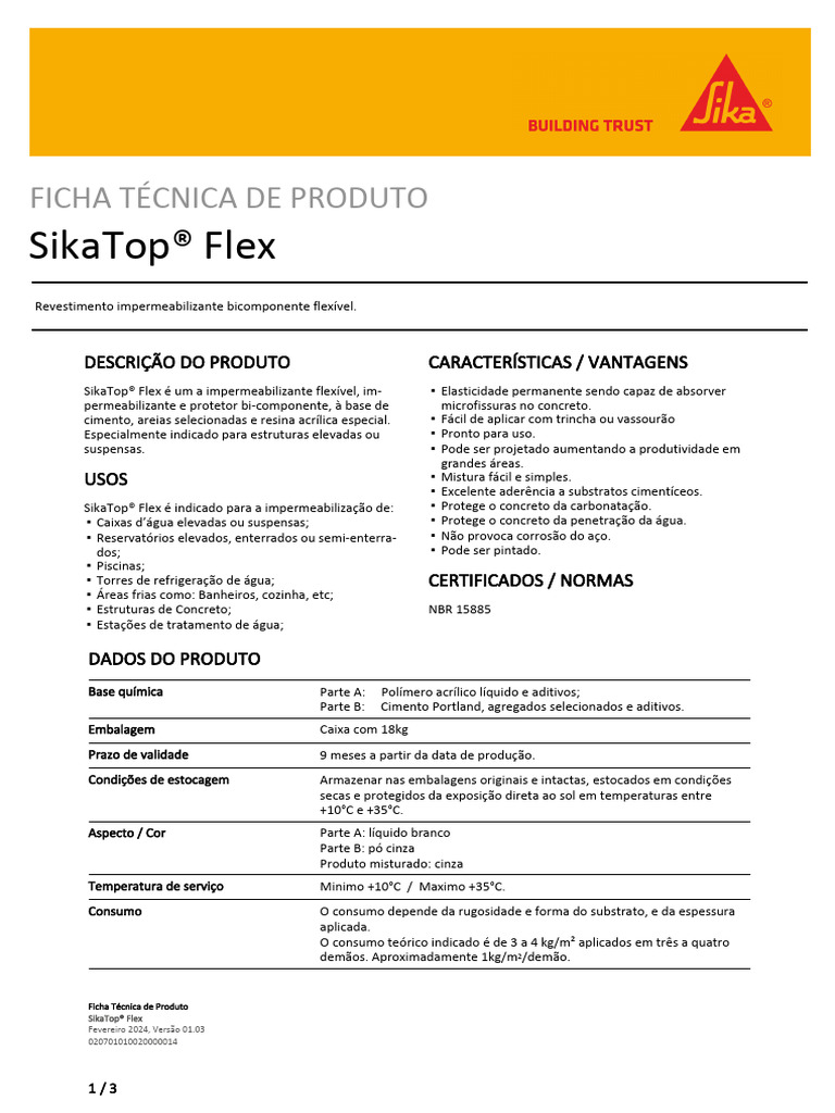 Sikatop Flex | PDF