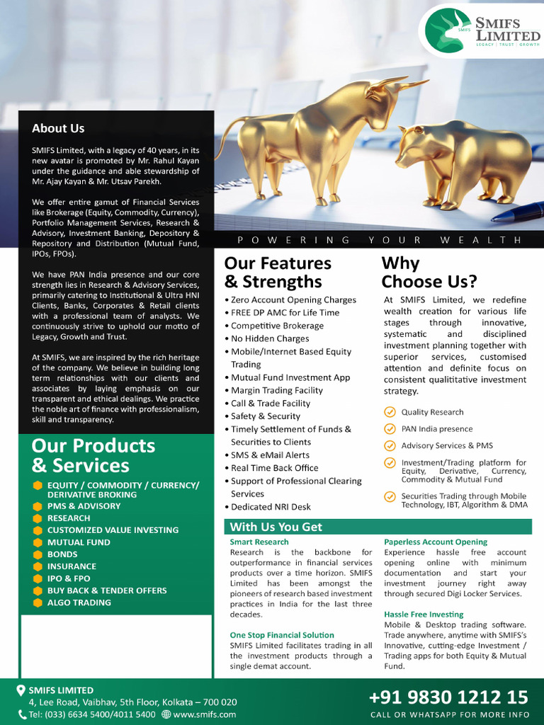 Demat & Trading Account - Pamphlet | PDF