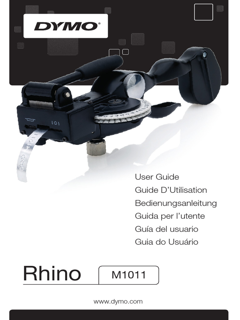 Dymo m1011 Embosser Kit User Guide | PDF