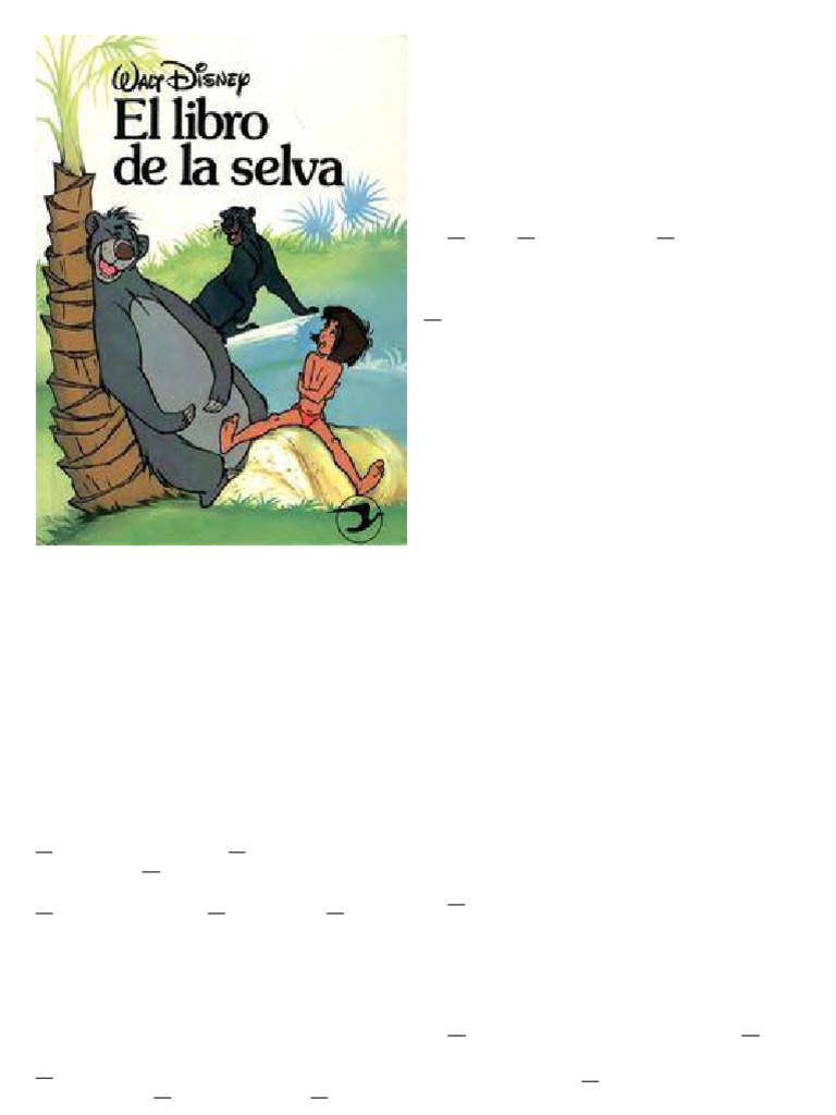 El Libro de La Selva 3er Grado | PDF