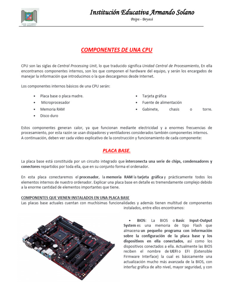 Placa Madre | PDF