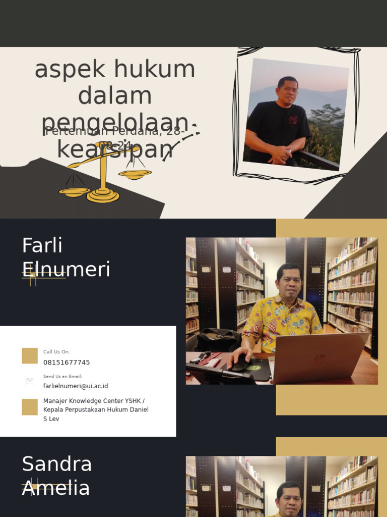 AHPK - 2024 - 01 - Aspek Hukum Dalam Pengelolaan Kearsipan-1 | PDF
