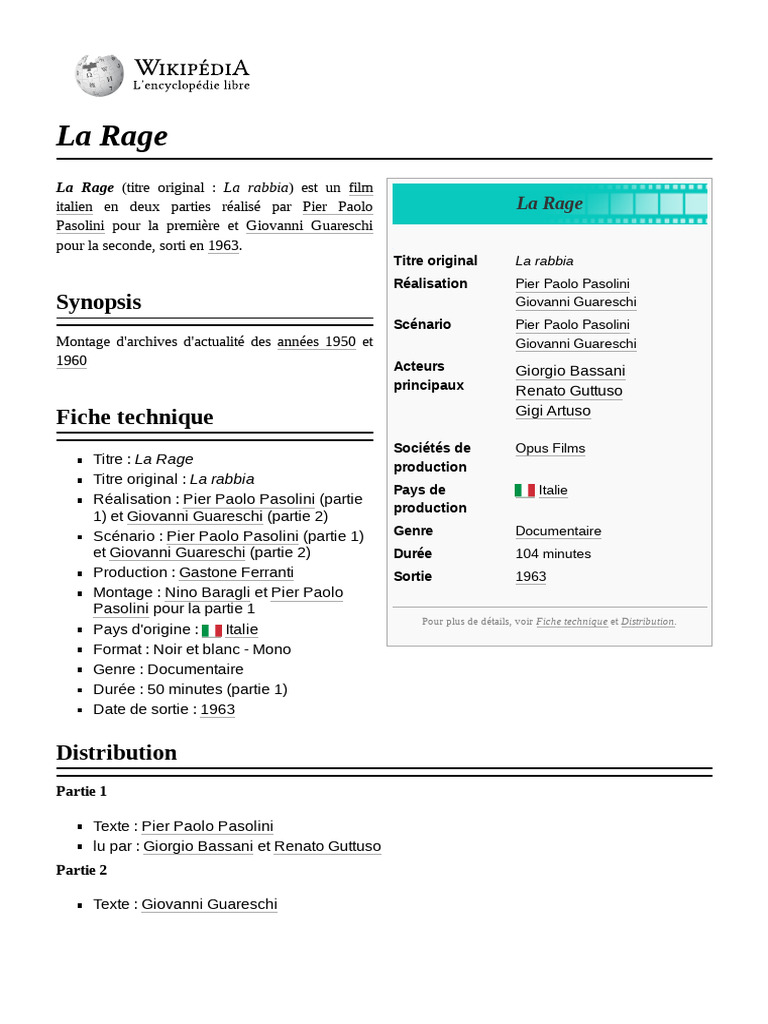 63 La - Rage | PDF