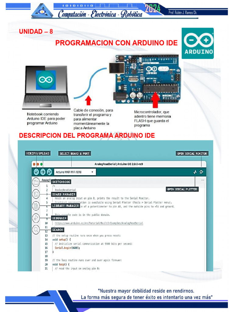 Unidad 8 Progra Arduino | PDF