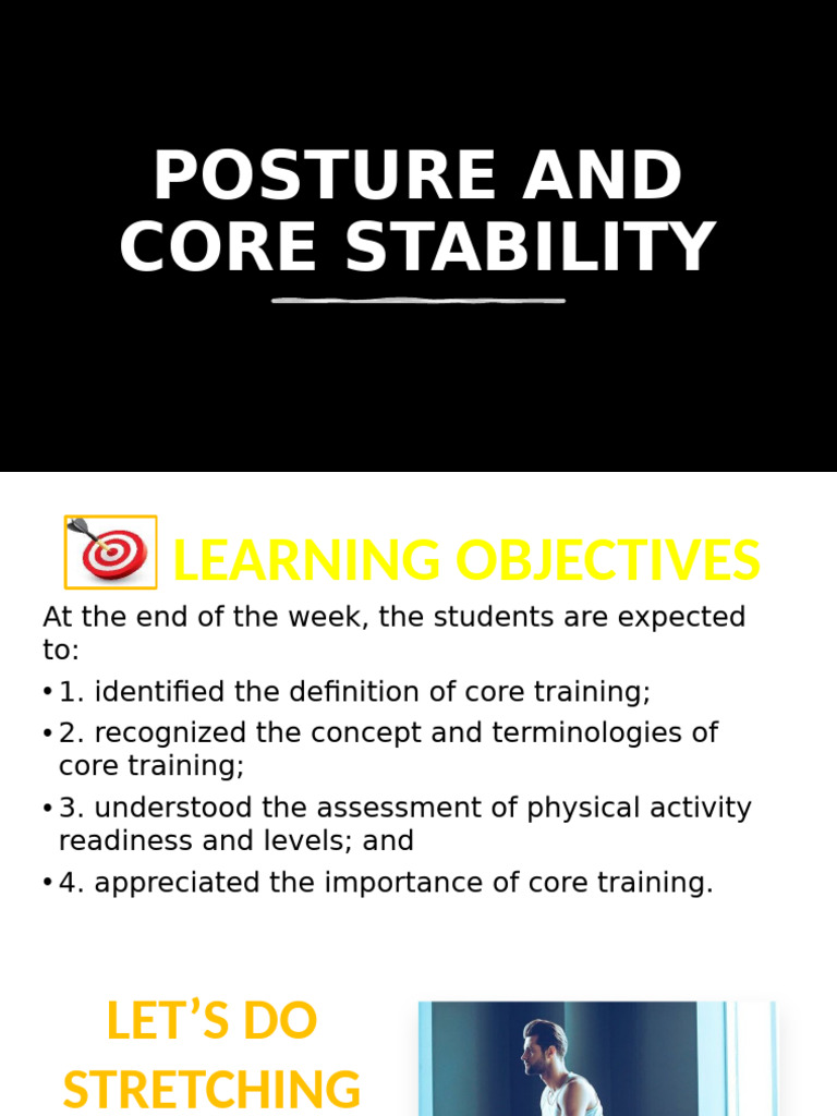 Posture-and-Core-Stability | PDF
