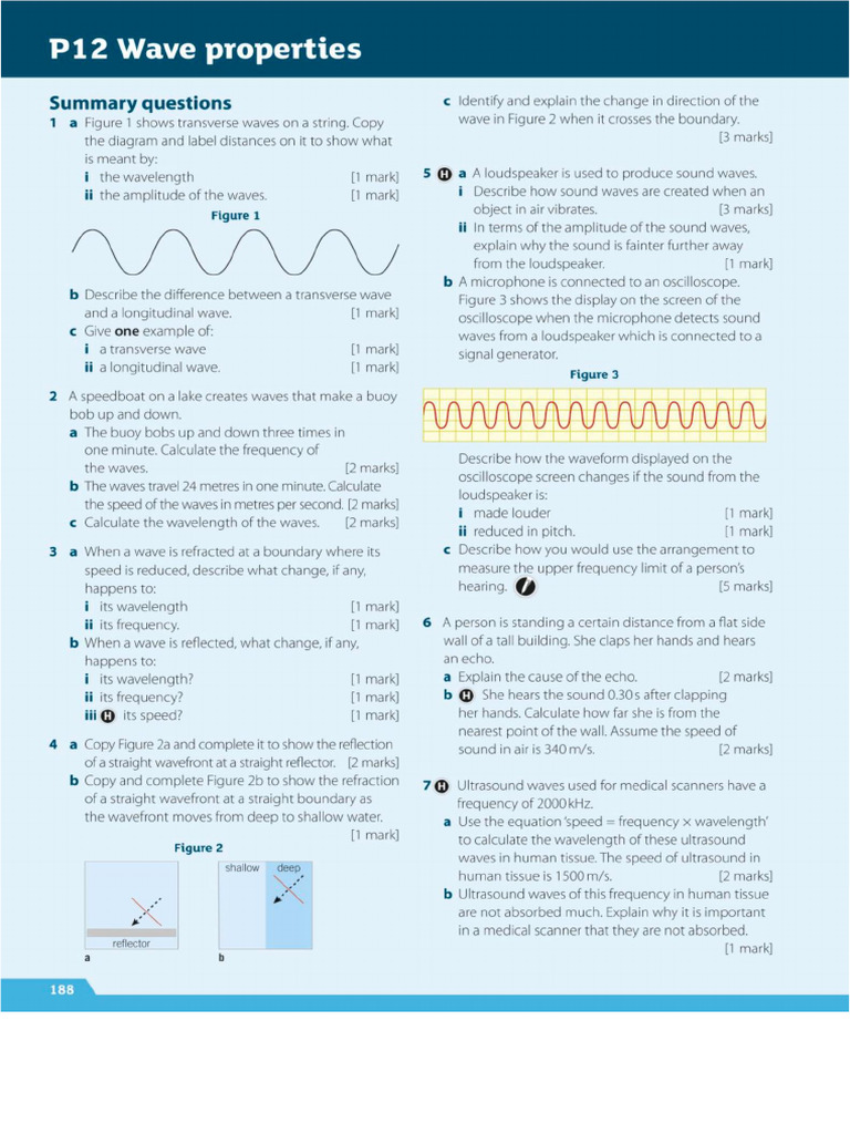 Waves Review Questions | PDF