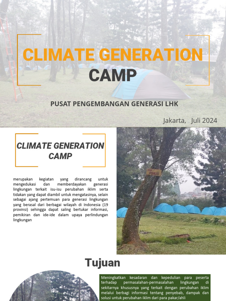 Materi Sosialisasi_Climate Generation Camp-1 | PDF