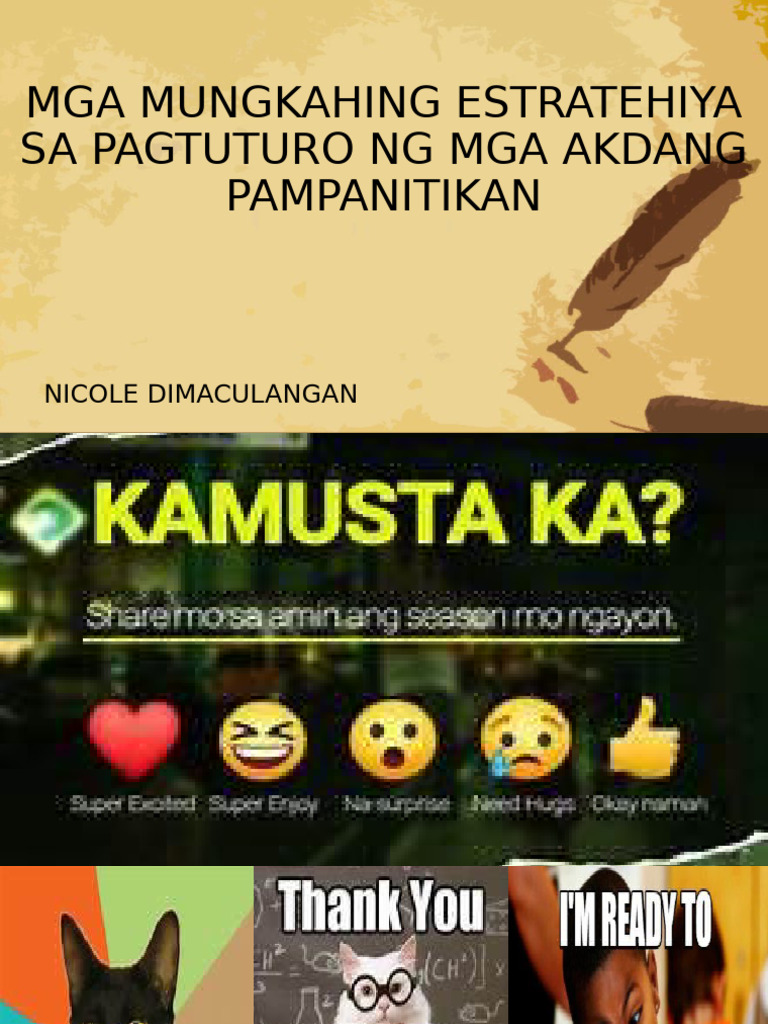 Dimaculangan Nicole PPT in Beed6 | PDF