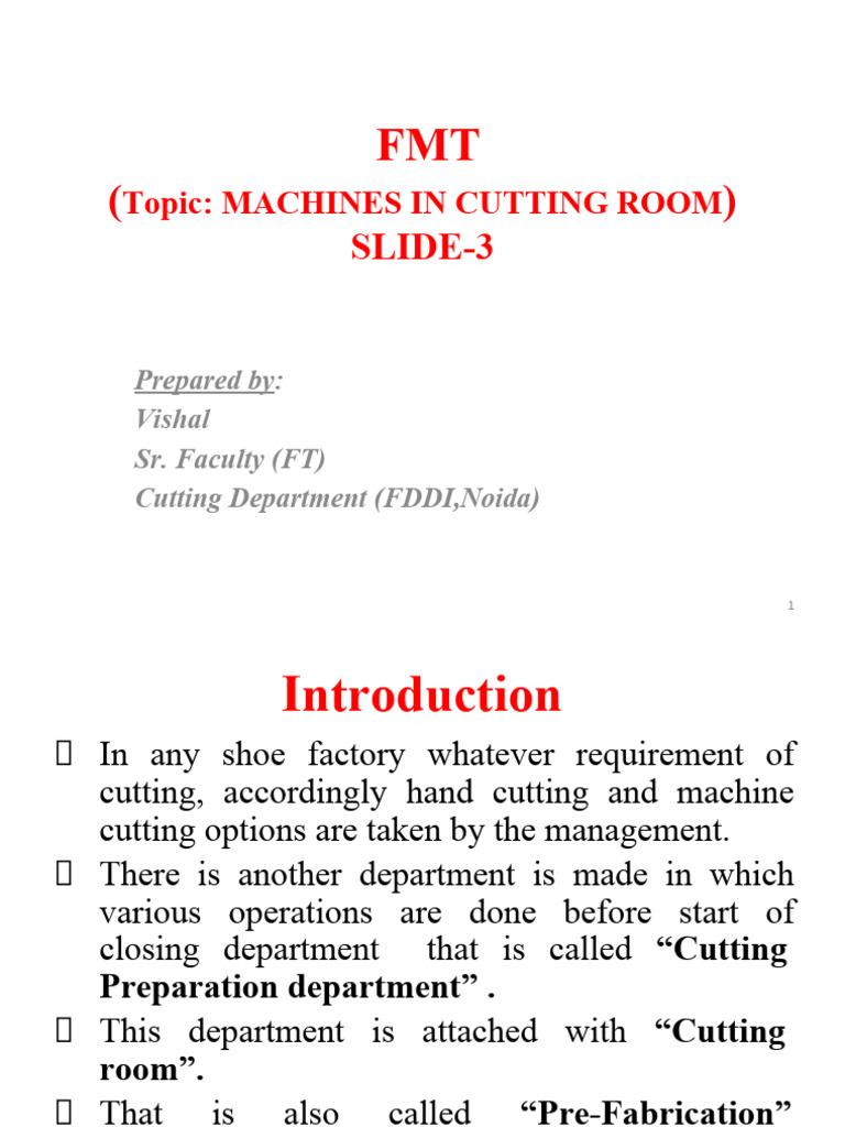 Cutting | PDF