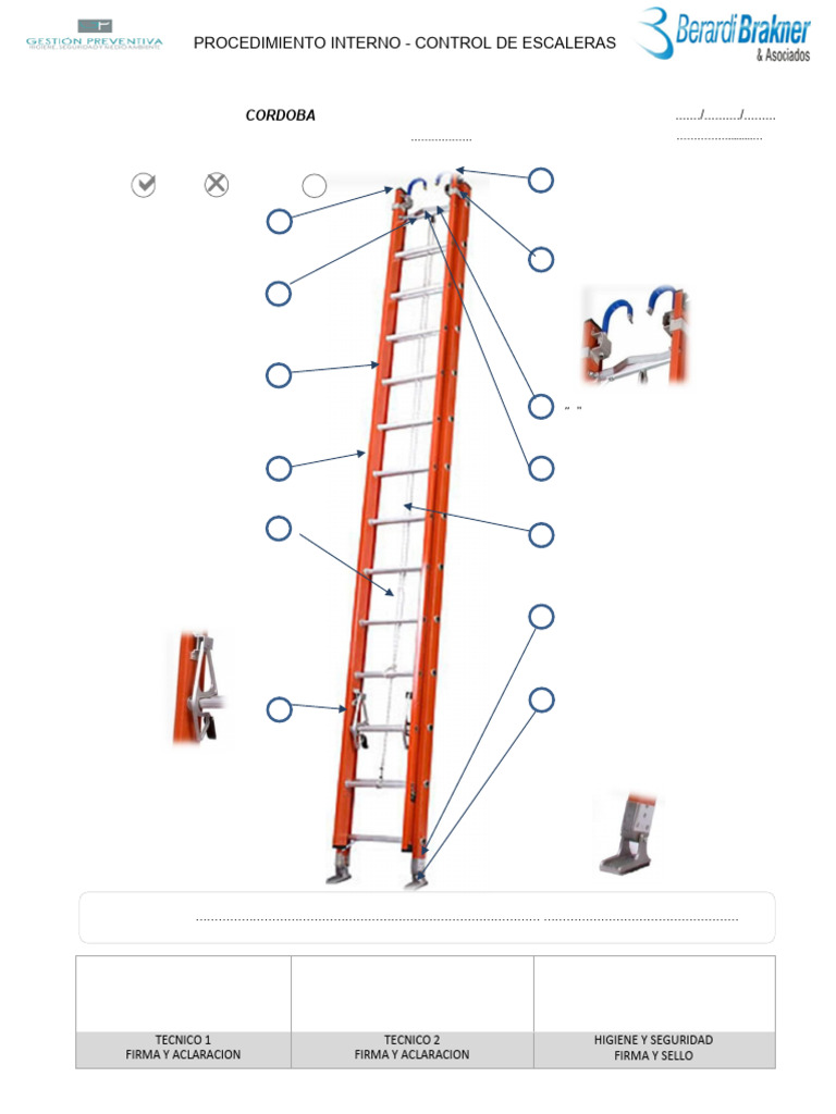 CONTROL DE ESCALERAS EXTENSIBLES | PDF