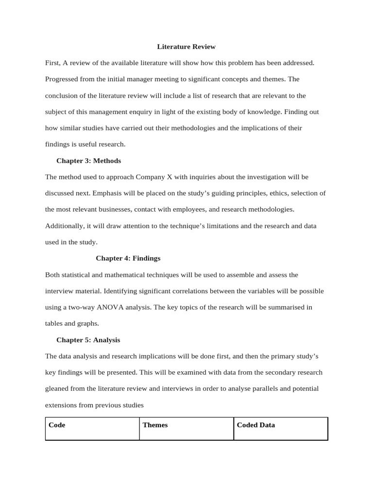 Literature Review | PDF | Methodology | Qualitative Research