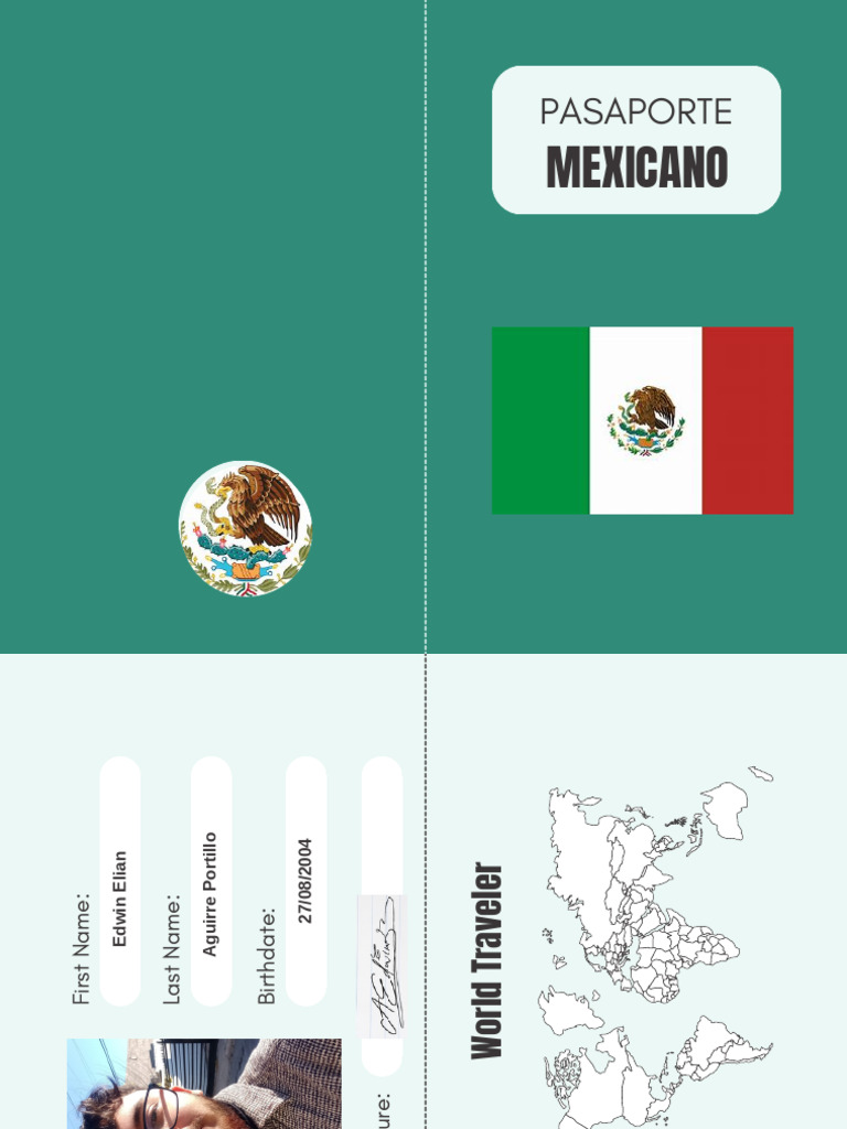 Green World Traveler Passport Worksheet | PDF