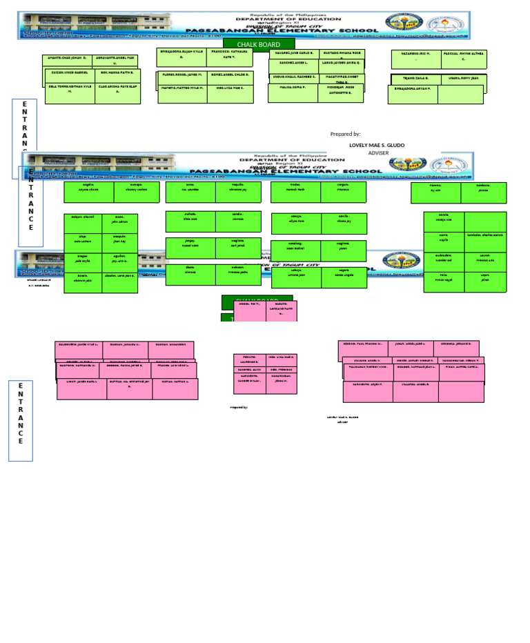 Seat Plan 2024 2025 | PDF