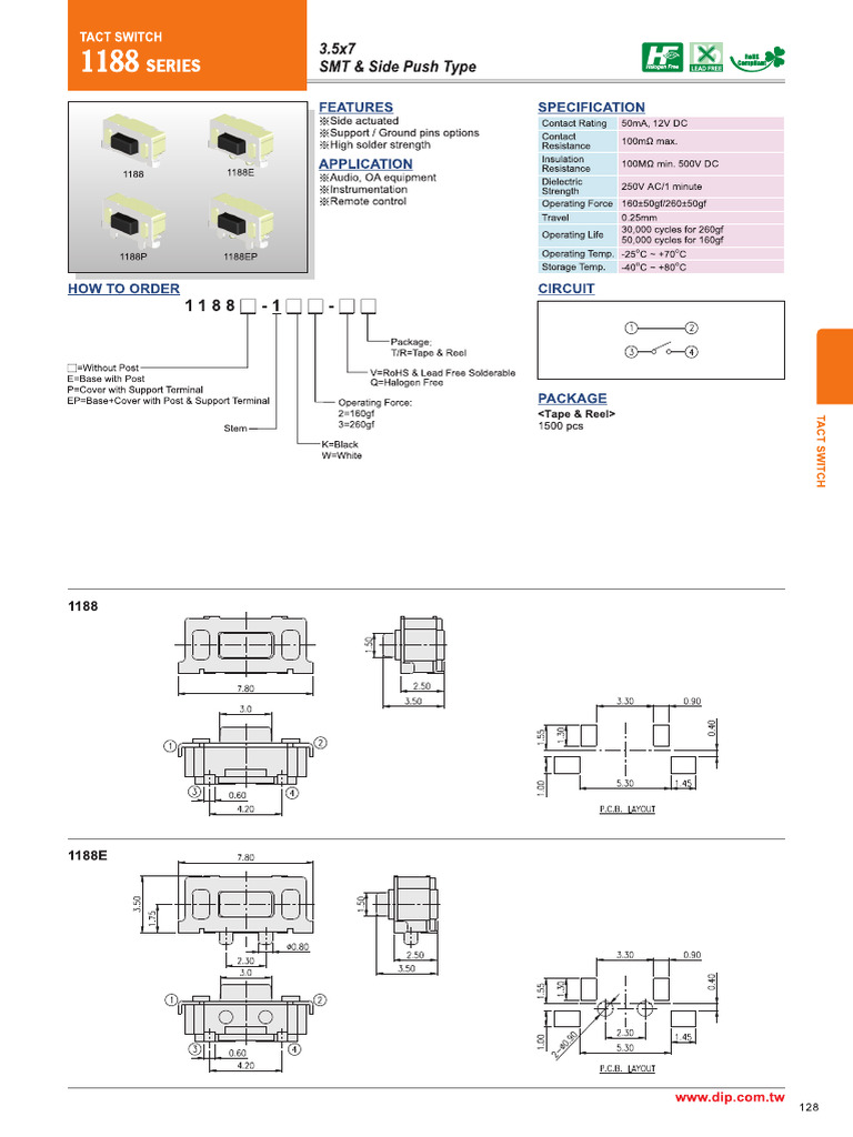 Switches Diptronics | PDF