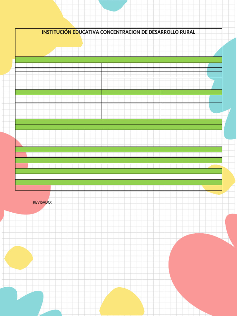 Formato Plan de Aula | PDF
