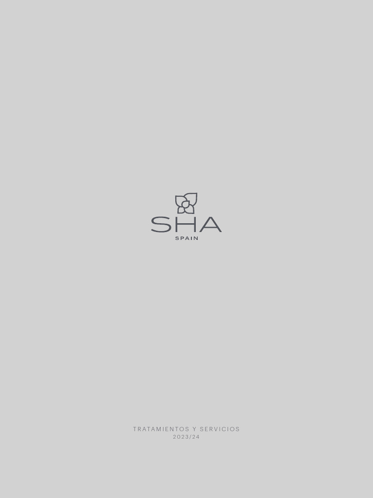 SHA Wellness Treatments 2023/24 | PDF