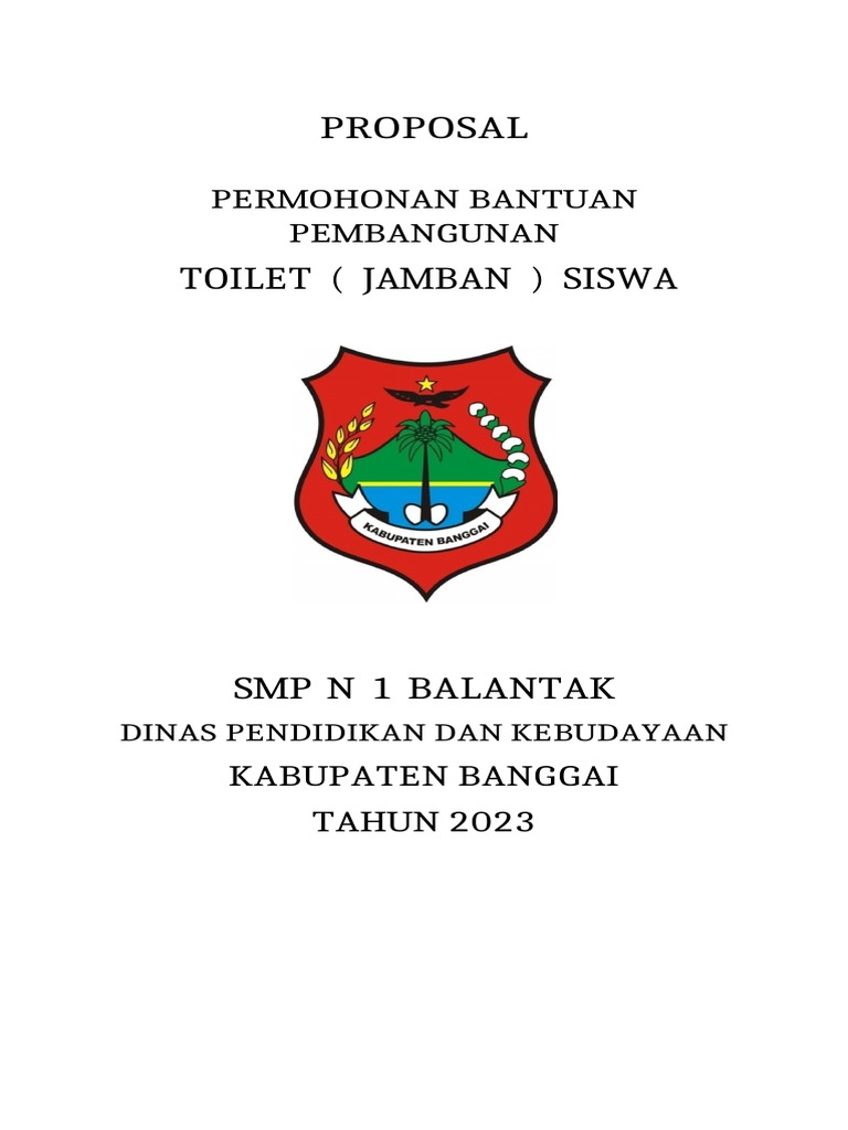 proposal toilet | PDF