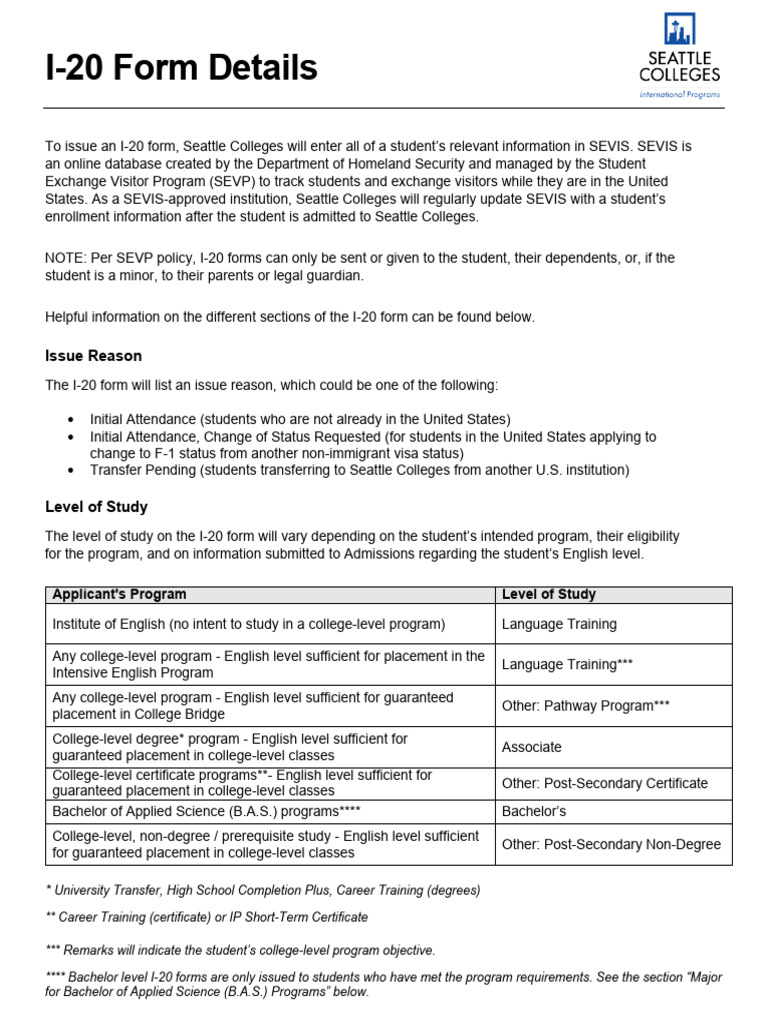 I20 Form Details | PDF | Academic Degree | Career & Growth