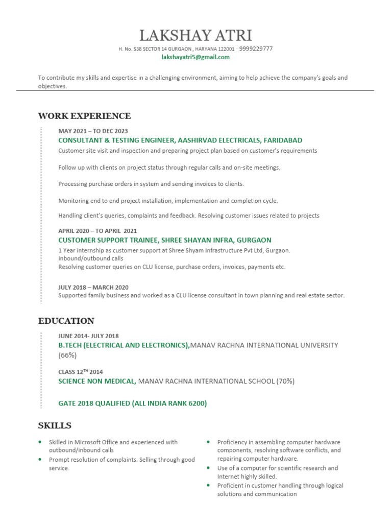 Lakshay Atri Resume - Sept 2024 | PDF