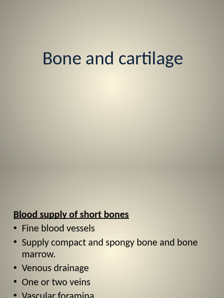Bone and Cartilage | PDF