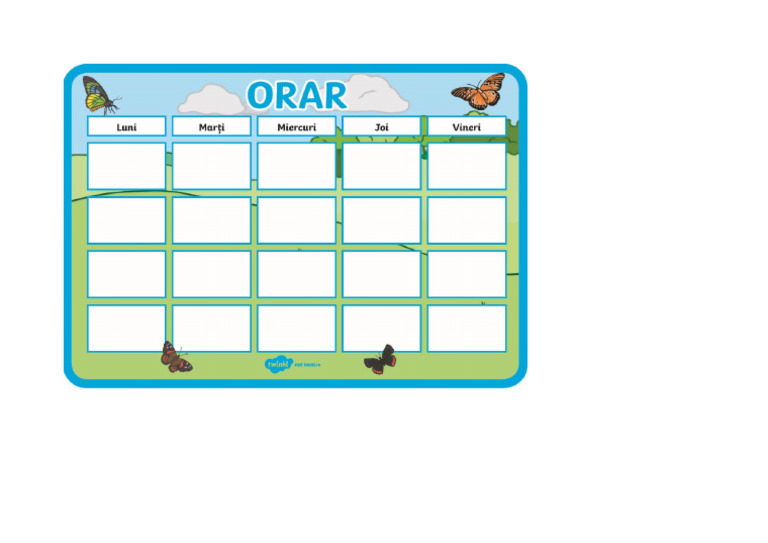 Orar 1 | PDF