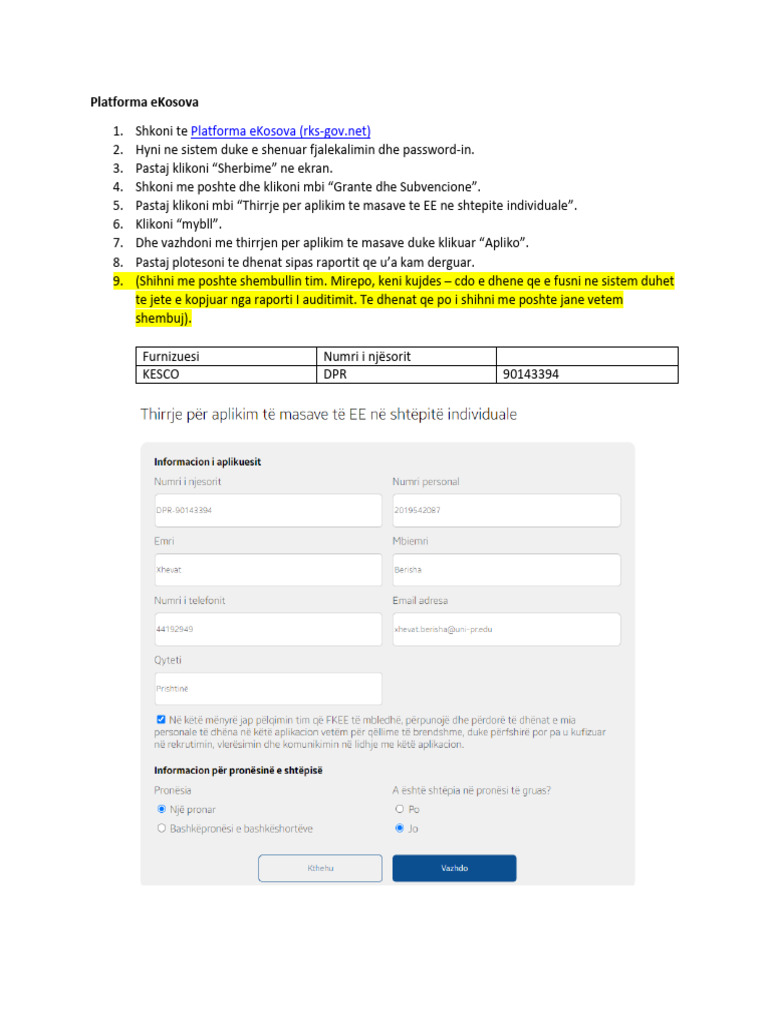 Ekosova Udhezimi 2024 | PDF