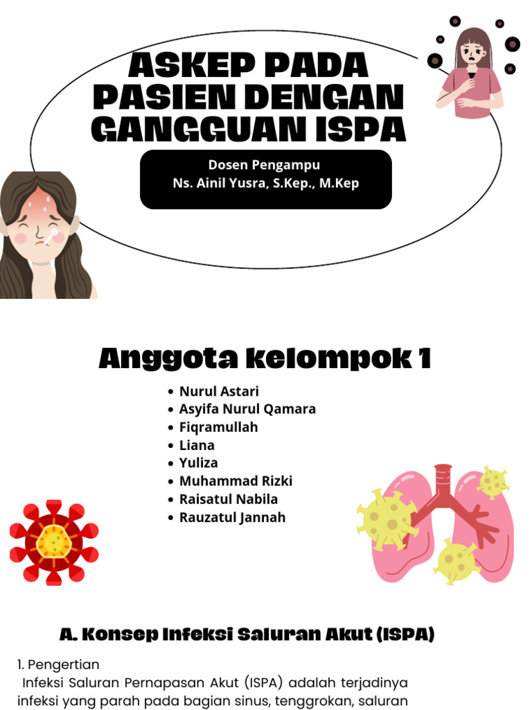 (ASKEP Pada Pasien Dengan Gangguan ISPA) PDF | PDF | Pengembangan Diri | Kesehatan Holistik