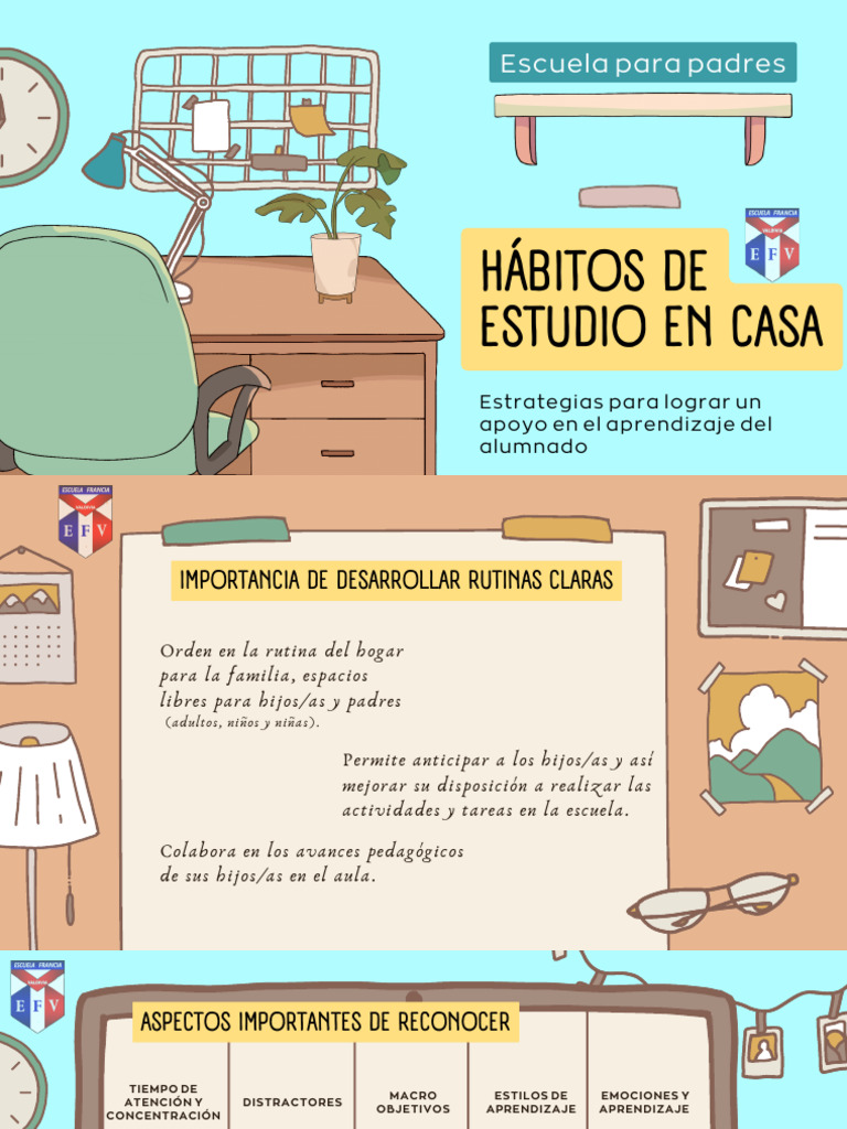 Habitos de Estudio Pre y Primer Ciclo | PDF