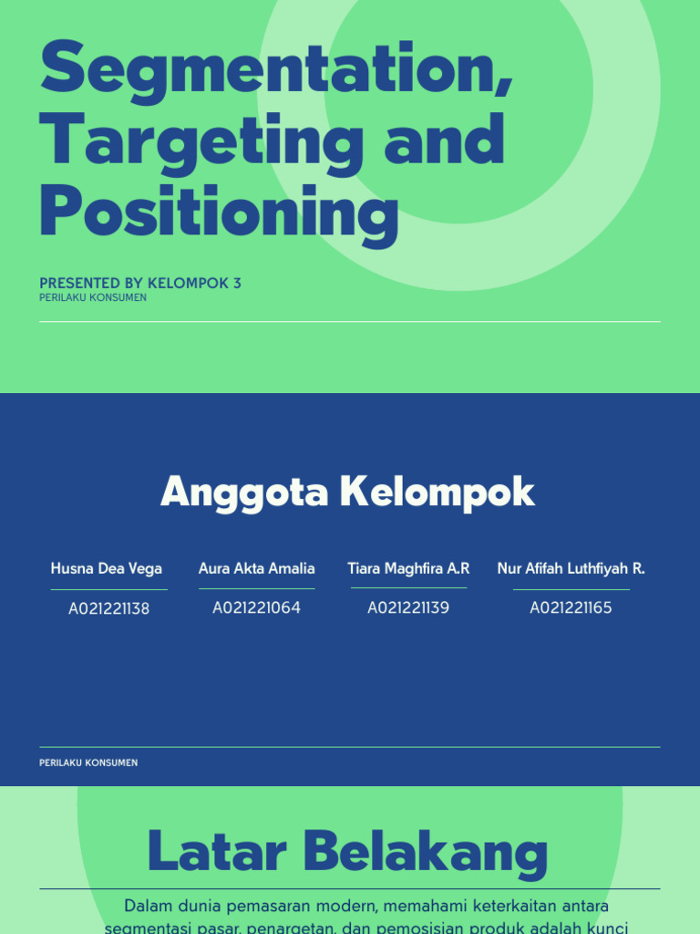 Kelompok 3_Segmentasi Pasar | PDF