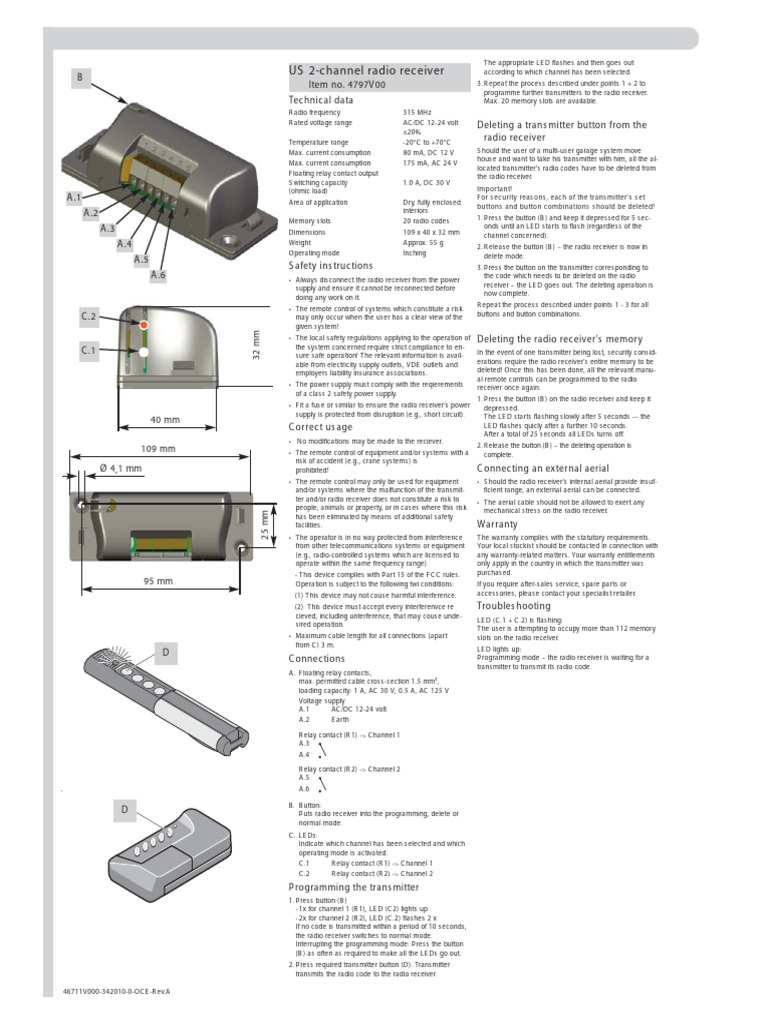 SOMMER-EXTERNAL-RADIO-RECEIVER-MANUAL | PDF
