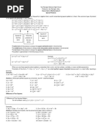 MATHEMATICS8 - QUARTER 1 MODULE 1 - Special Products | PDF | Factorization | Elementary Mathematics