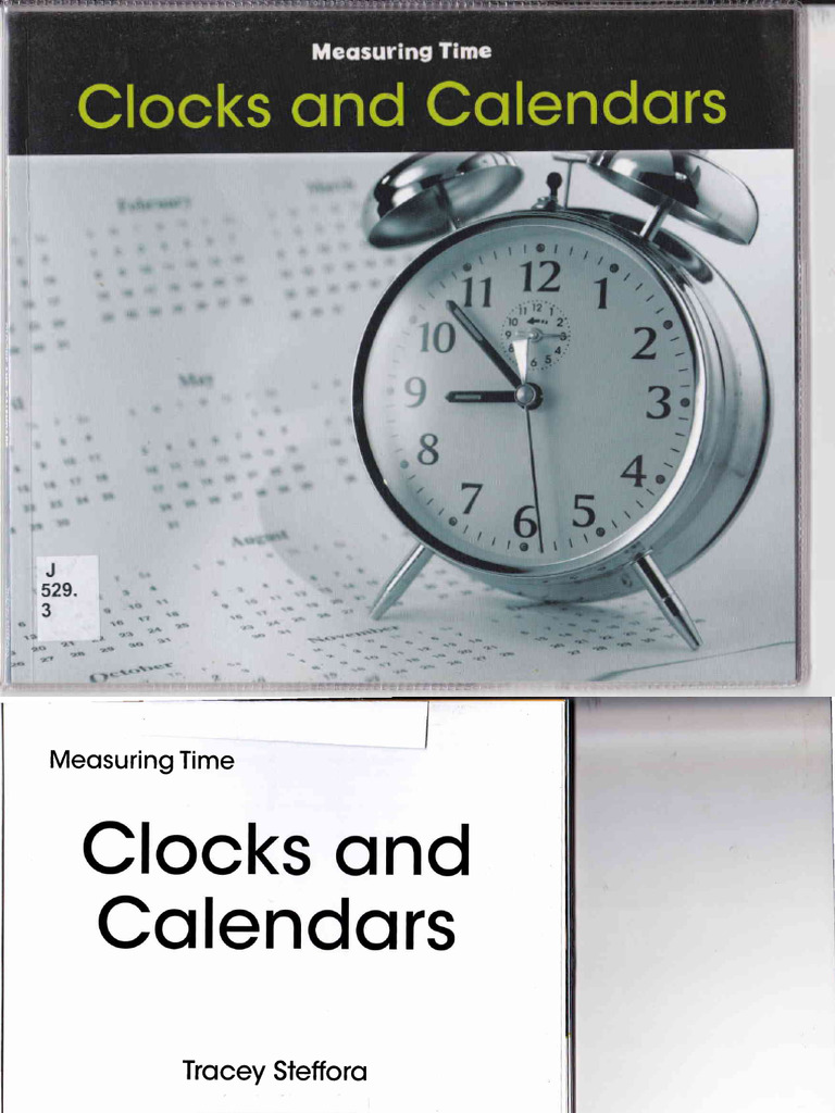 Understanding Time: Clocks and Calendars | PDF | Teaching Methods ...
