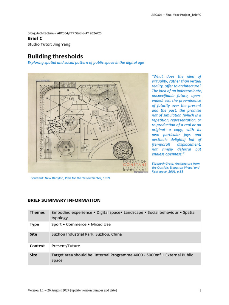 Brief C - Building Thresholds | PDF