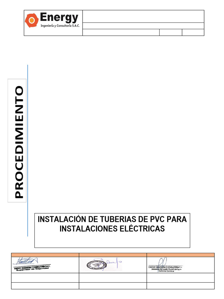 ENERGY-SST-PETS-32 INSTALACIÓN DE TUBERÍAS PVC PARA INSTALACIONES ...