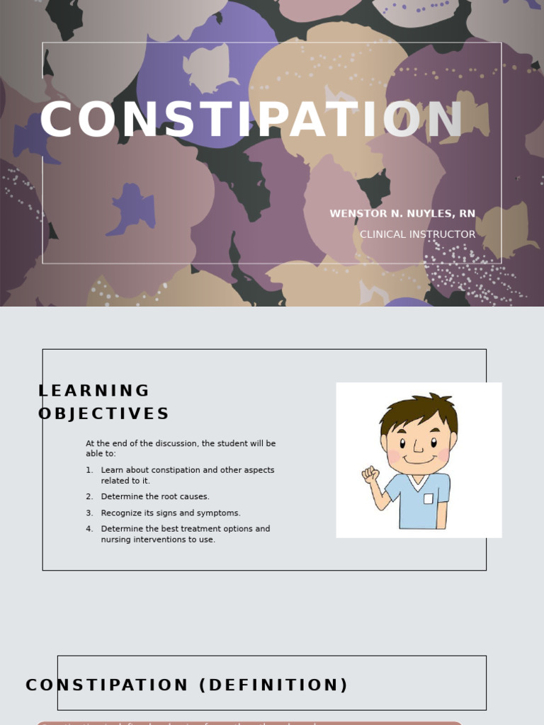 Constipation | PDF