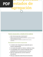 Modelo cinético corpuscular de la materia | PDF