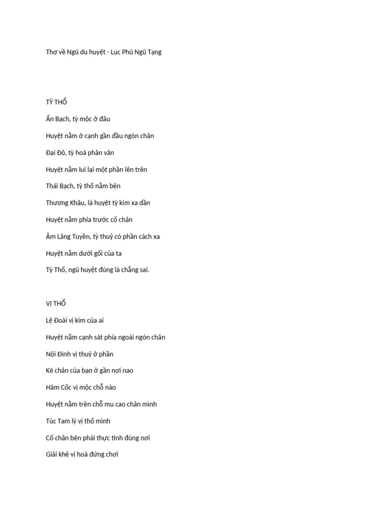 Thơ về Ngũ du h-WPS Office | PDF