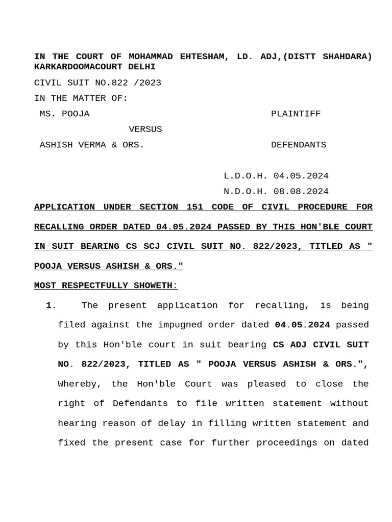 Ashish Recall Application | PDF | Affidavit | Politics