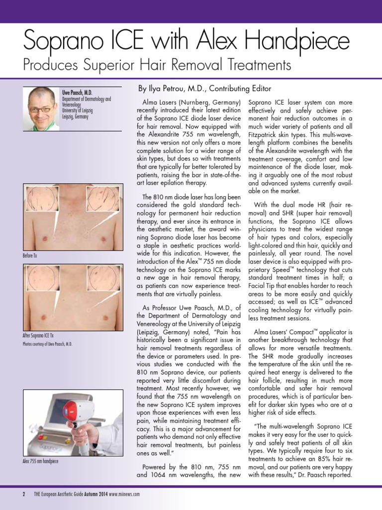 2014_Soprano ICE with Alex Handpiece | PDF
