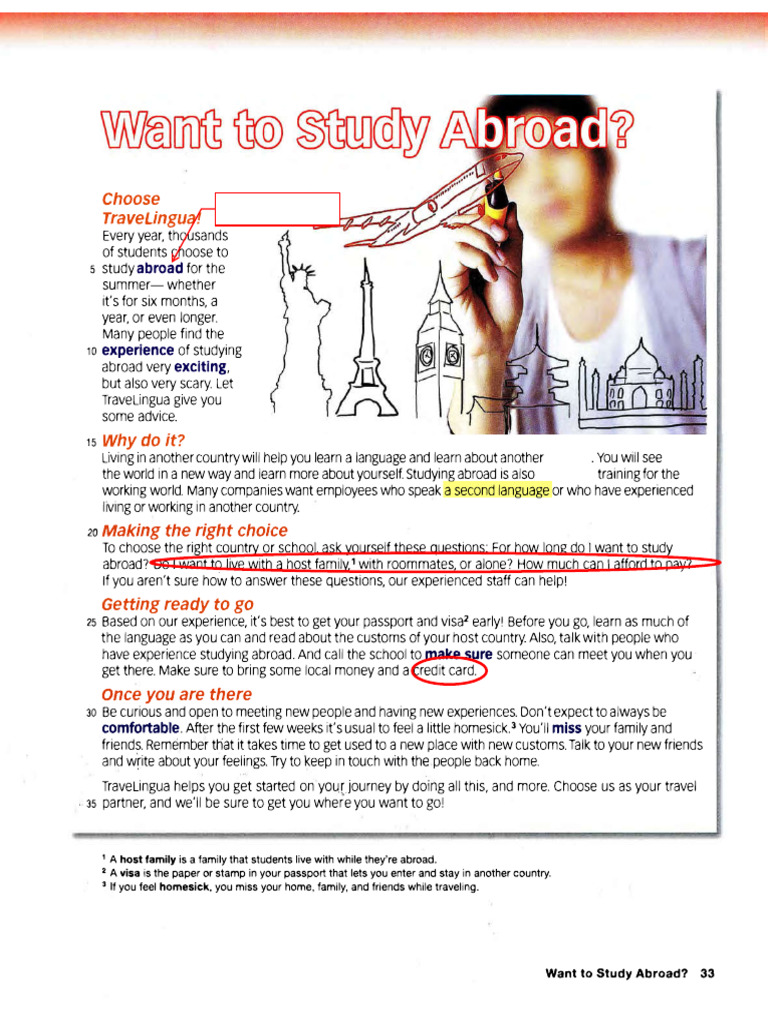 Want to study abroad | PDF