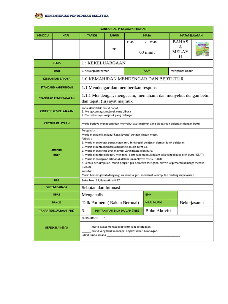 RPH BM THN 2-Unit 3 (M4) | PDF