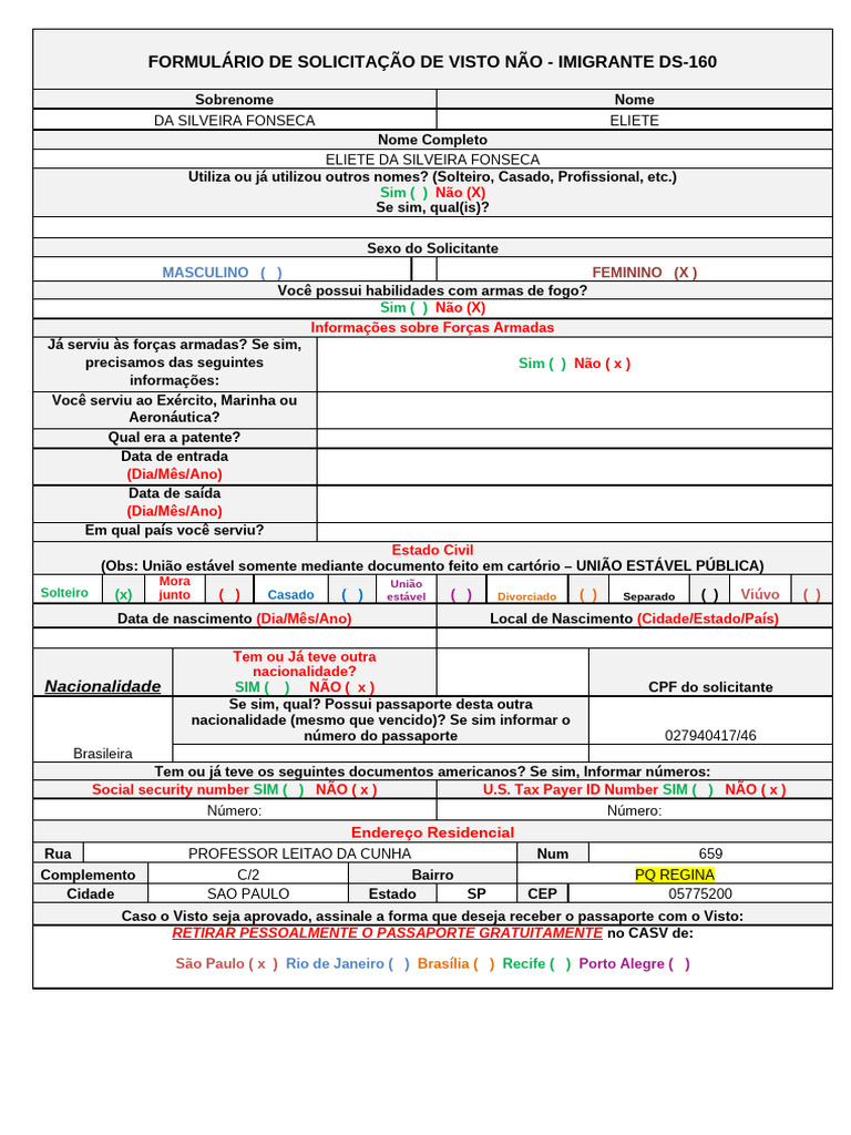 Formulario de Entrada - Turismo e Outros v2 | PDF
