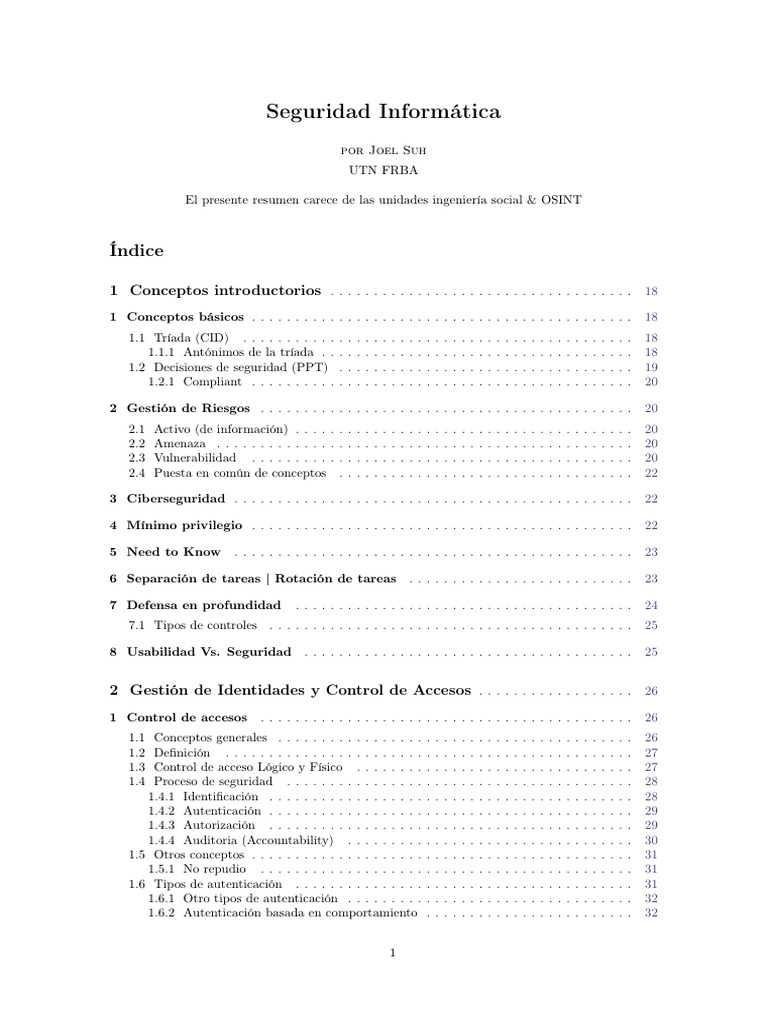 Resumen Seg Info | PDF