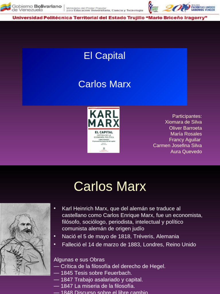 Presentación El Capital | PDF